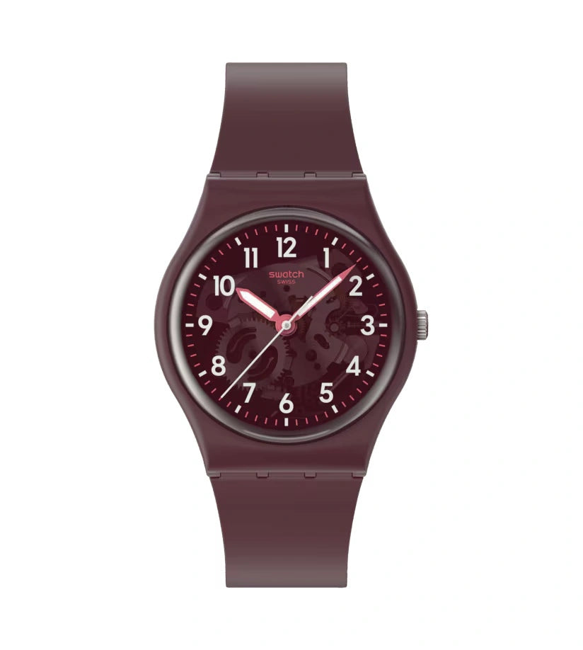 SWATCH SO28R115 THRU THE CROWN GLASS – Khater Watches